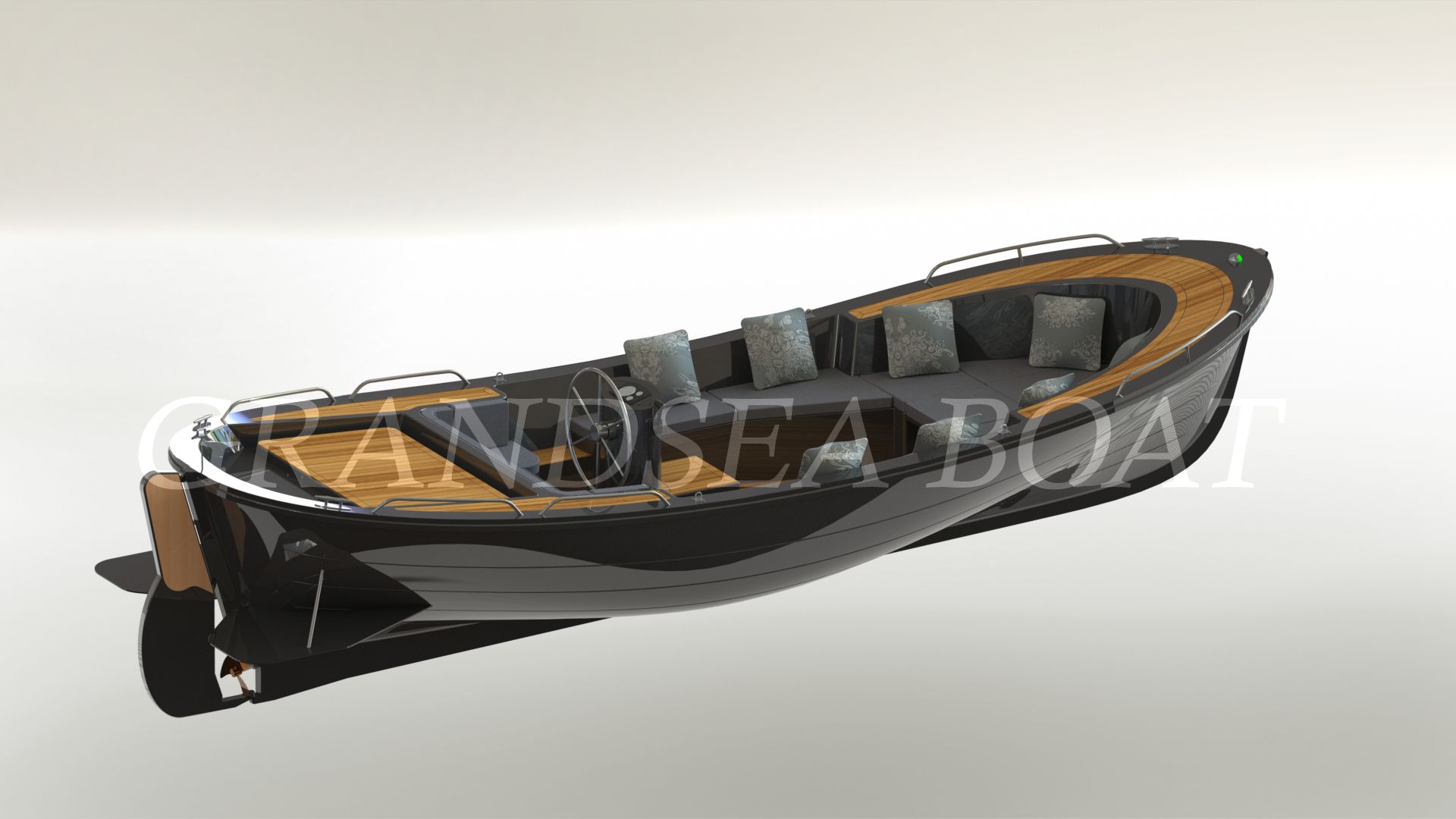 Grandsea 8.6m Inboard Engine Fiberglass Dutch Sloop Boat for sale - Buy ...